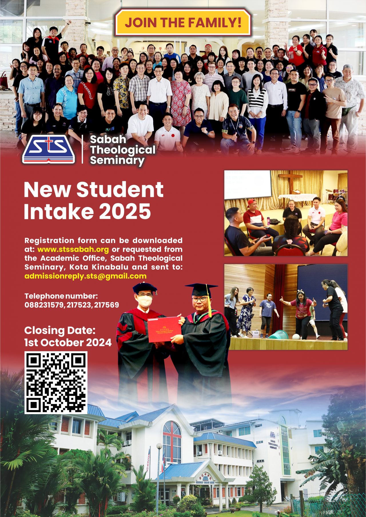 New Student Intake 2025 - Sabah Theological Seminary