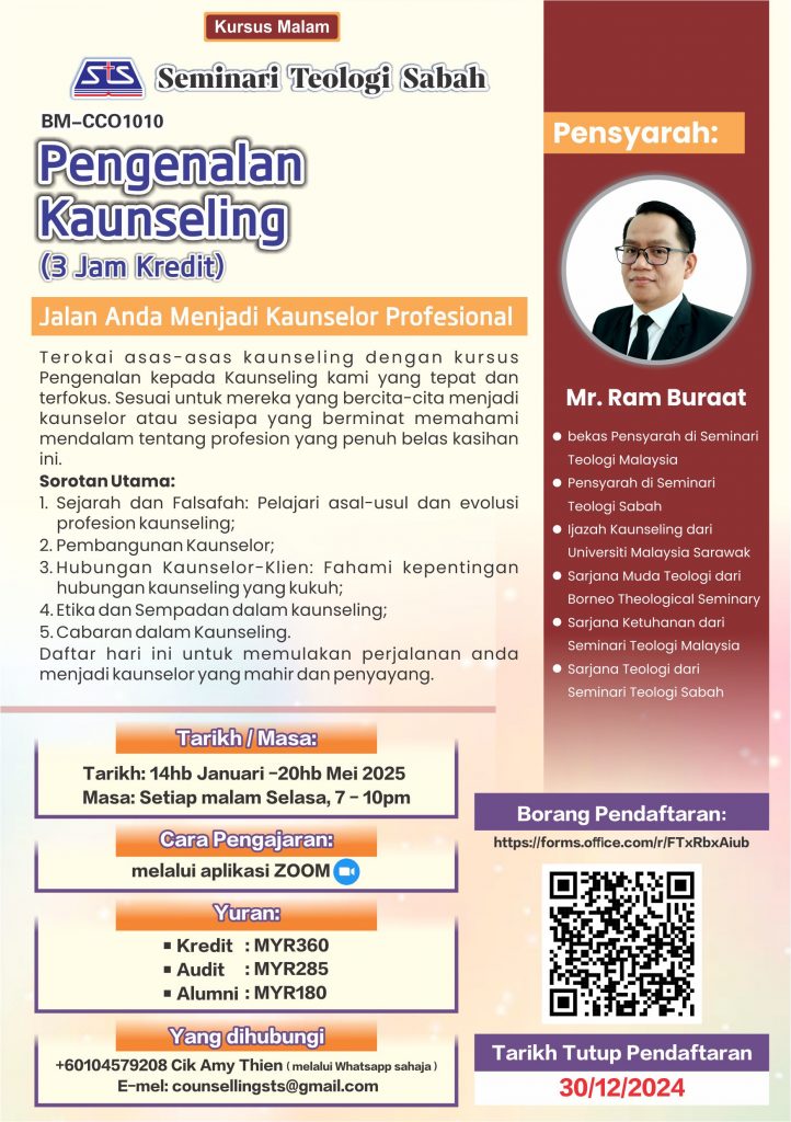 Pengenalan Kaunseling - Sabah Theological Seminary